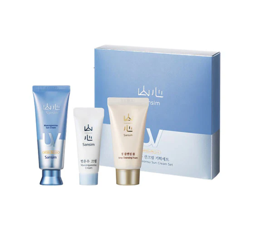 [Sansim] Myeongyeonsu Sun Cream Set – Adora-KBeauty